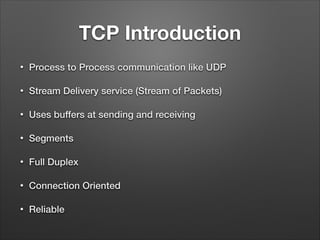 Introduction to TCP | PPT