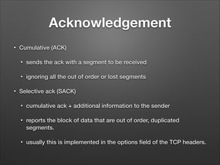Introduction to TCP | PPT