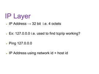 Basic Understanding about TCP/IP Addressing system | PPTX | Computer Networking | Computing