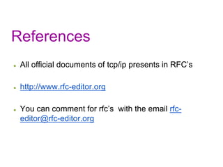 Basic Understanding about TCP/IP Addressing system | PPTX | Computer ...