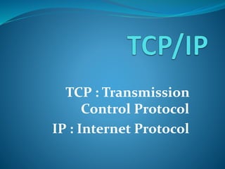 TCP/IP Rangkaian | PPTX