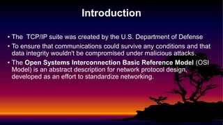 TCP/IP and UDP protocols | PPTX