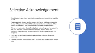 Working of TCP | PPT