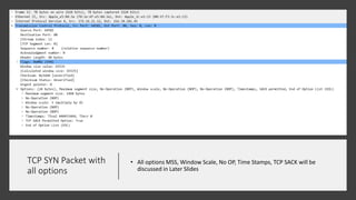 Working of TCP | PPT