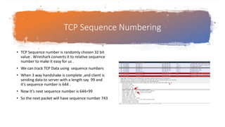 Working of TCP | PPT