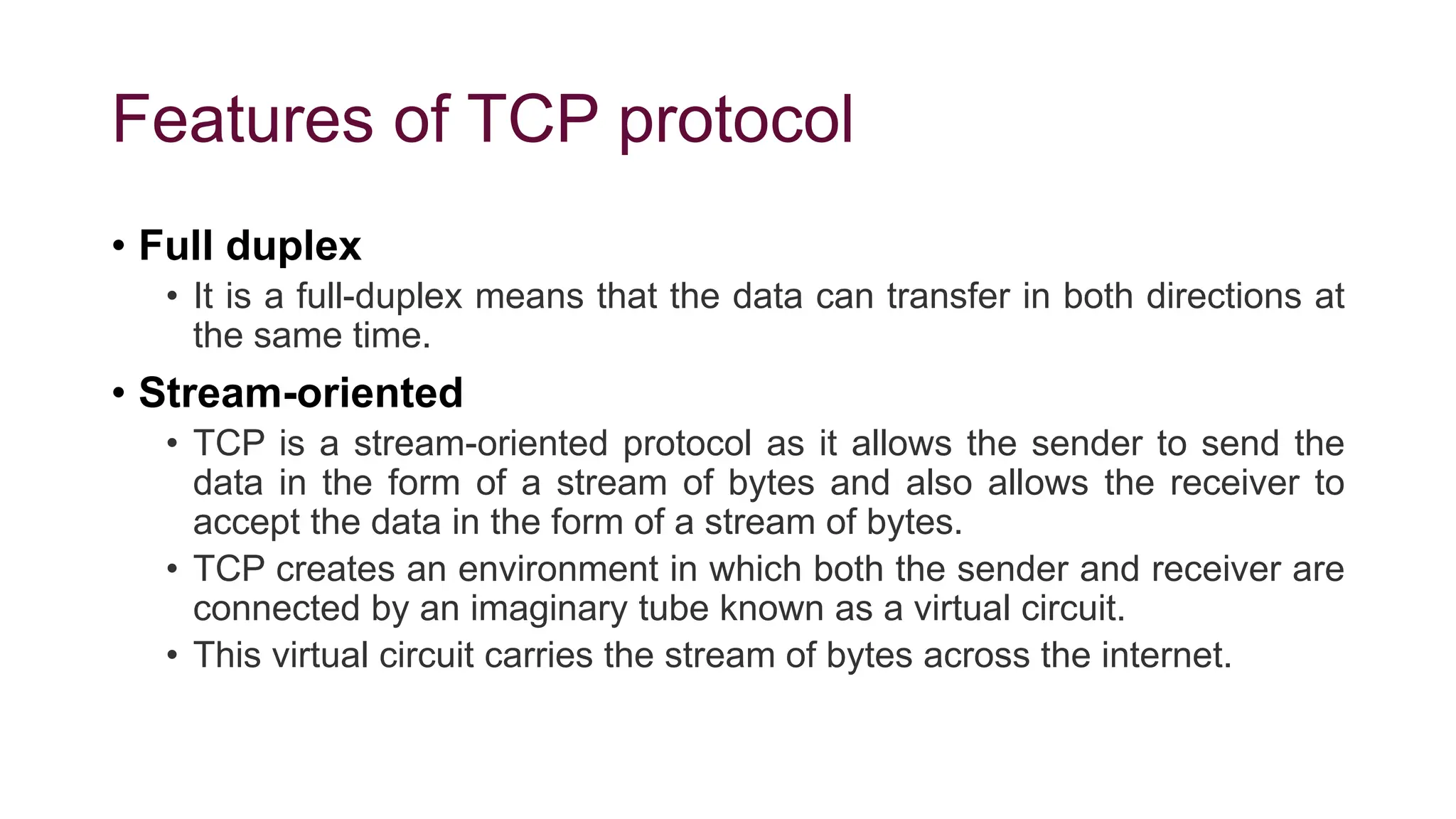 Transmission Control Protocol Computer Networks Ppt