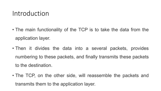 Transmission Control Protocol_ Computer Networks | PPT