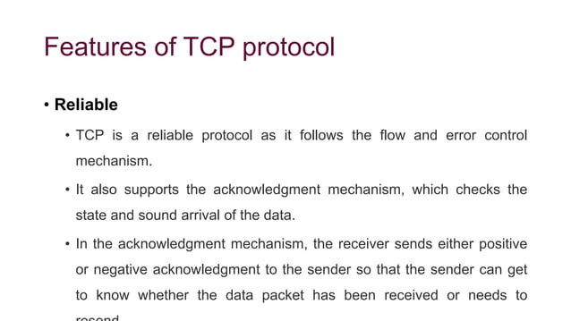 Transmission Control Protocol_ Computer Networks | PPT