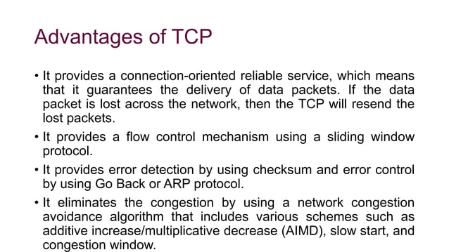 Transmission Control Protocol_ Computer Networks | PPT