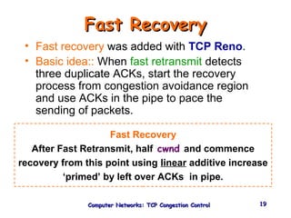 TCP congestion control | PPT