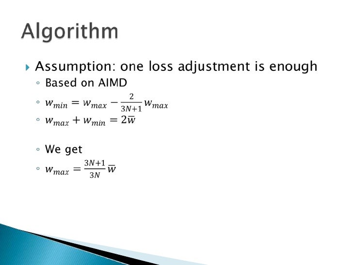 Tcp Fit An Improved Tcp Congestion Control Algorithm And Its Perform
