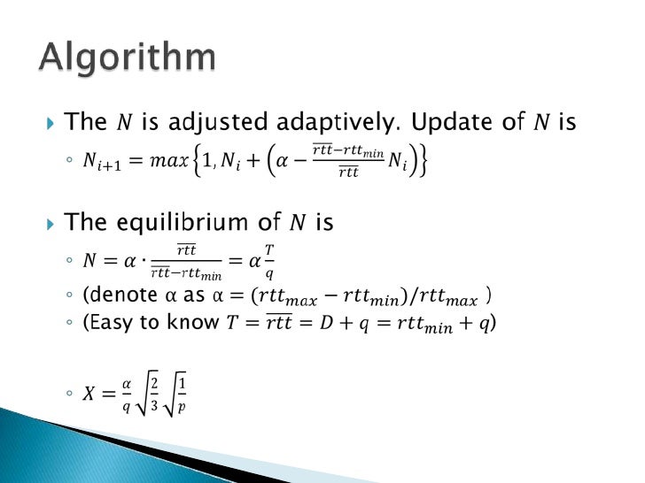 TCP-FIT: An Improved TCP Congestion Control Algorithm and its Perform…