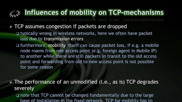 Mobile transport layer - traditional TCP | PPTX | Computer Networking ...