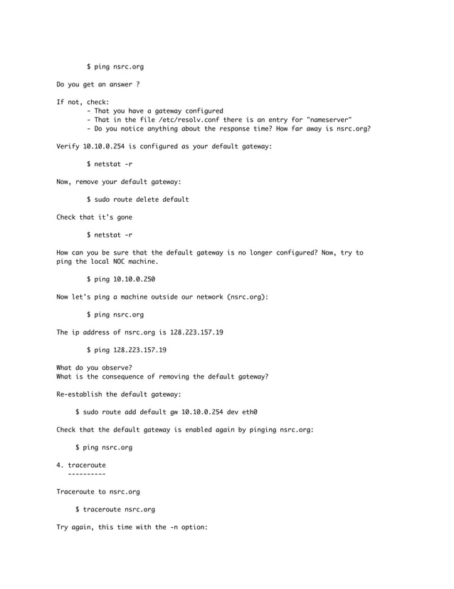 TCP/IP Exercises | PDF