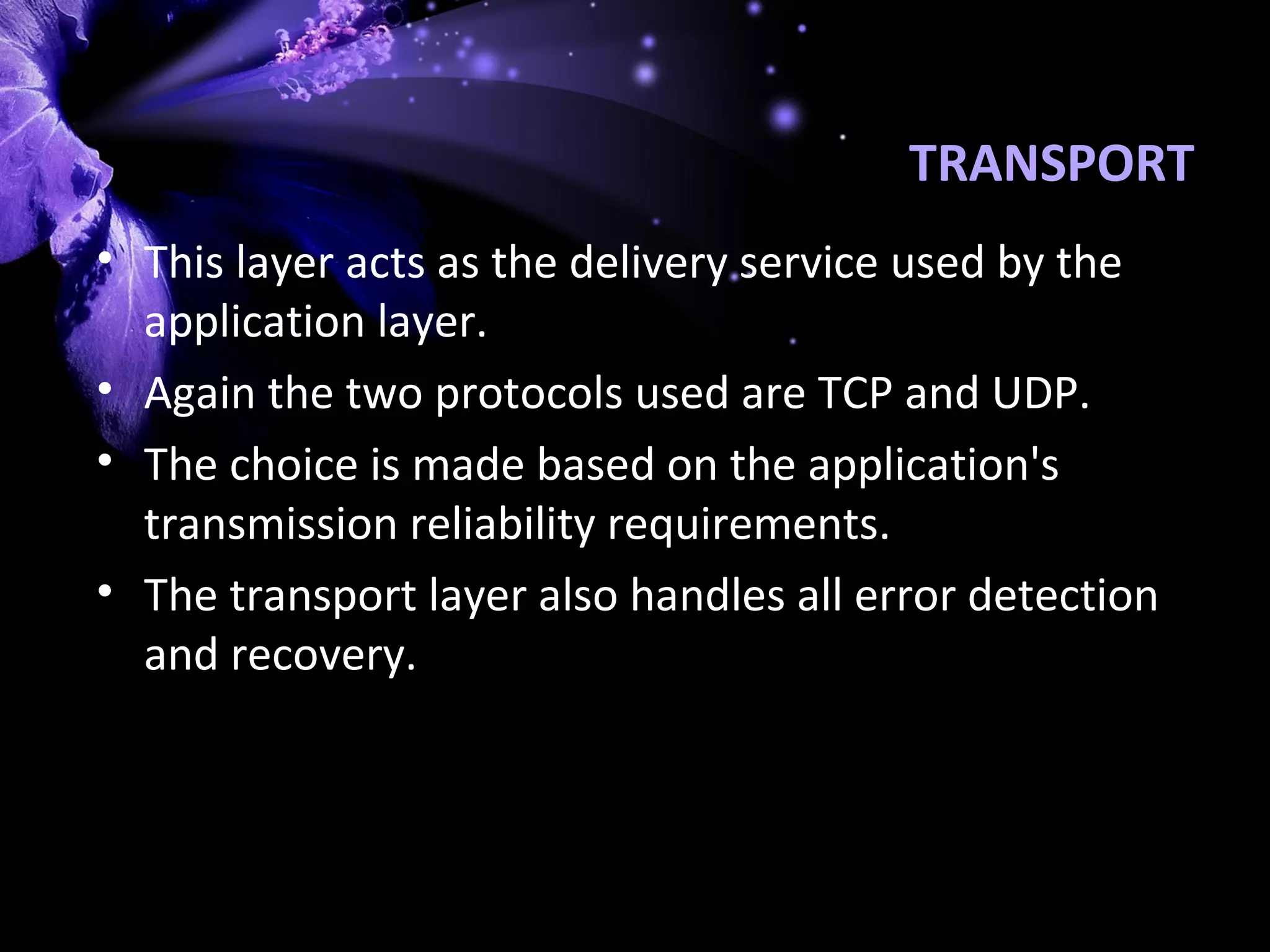 The Internet Protocol Suite (commonly known as TCP/IP) | PPT
