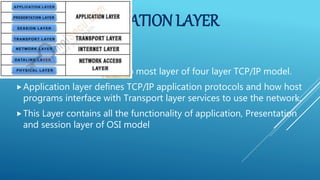 Tcp/ip model online assignment help | PPT