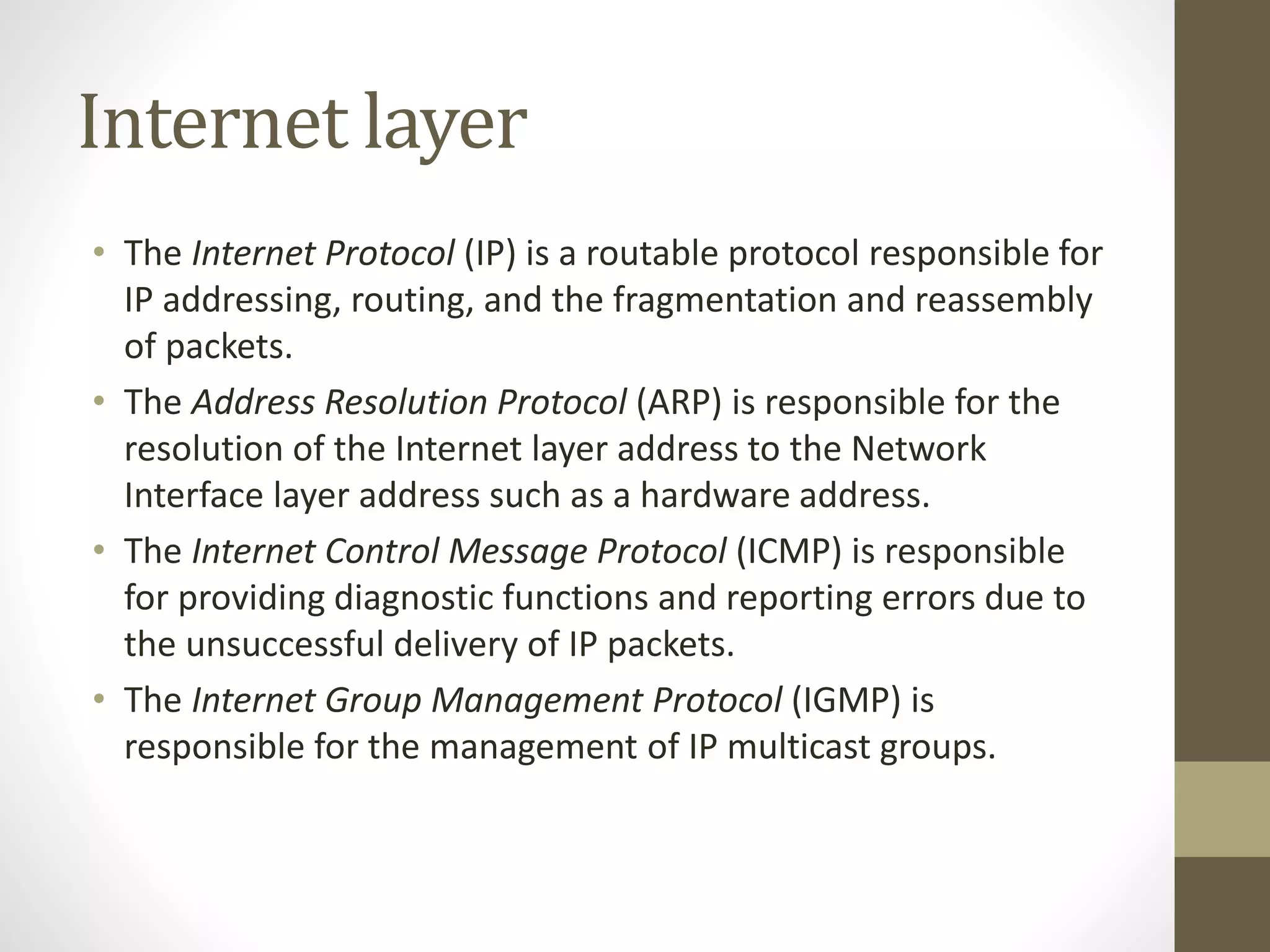 TCP/IP Protocols | PPTX