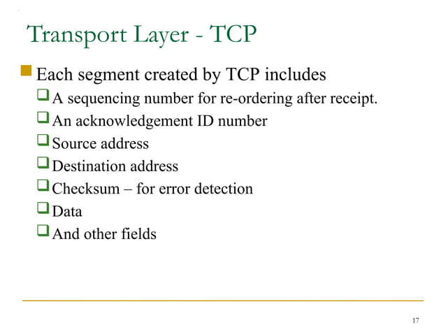 tcp-iprefmodel.ppt SI/MODEL PROTOCOL TCP/IP MODEL OSI/MODEL PROTOCOL TCP/IP MODEL OSI/MODEL ...