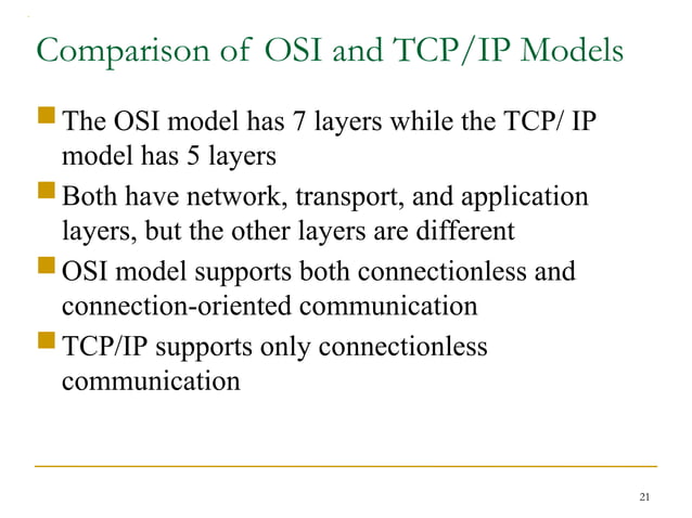 tcp-iprefmodel.ppt SI/MODEL PROTOCOL TCP/IP MODEL OSI/MODEL PROTOCOL TCP/IP MODEL OSI/MODEL ...