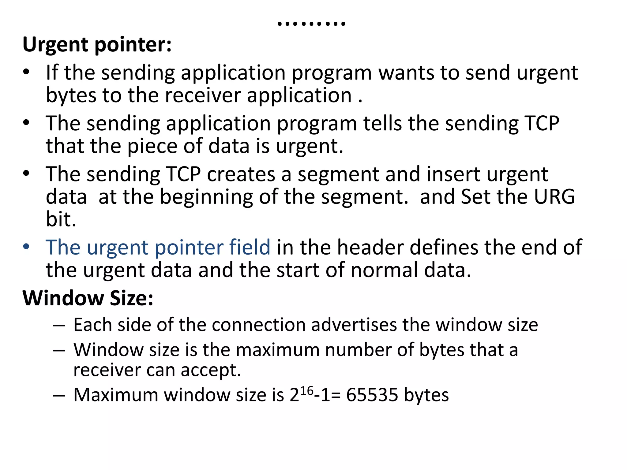 Transport Layer Protocol Pptx Computer Networking Computing