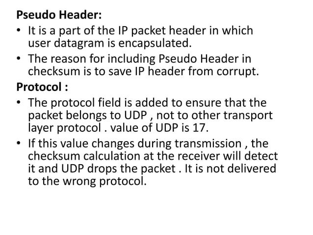 Transport layer protocol | PPTX | Computer Networking | Computing