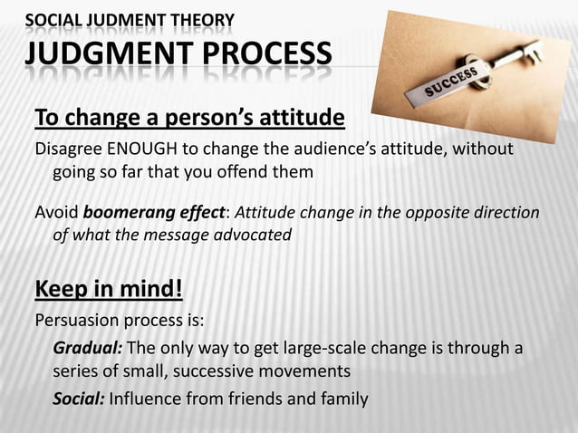 TCP - Social Judgement Theory | PPT
