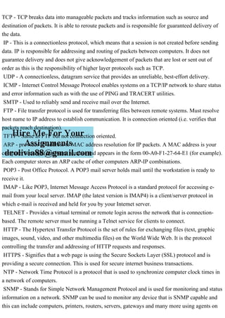 TCP - TCP breaks data into manageable packets and tracks information.pdf