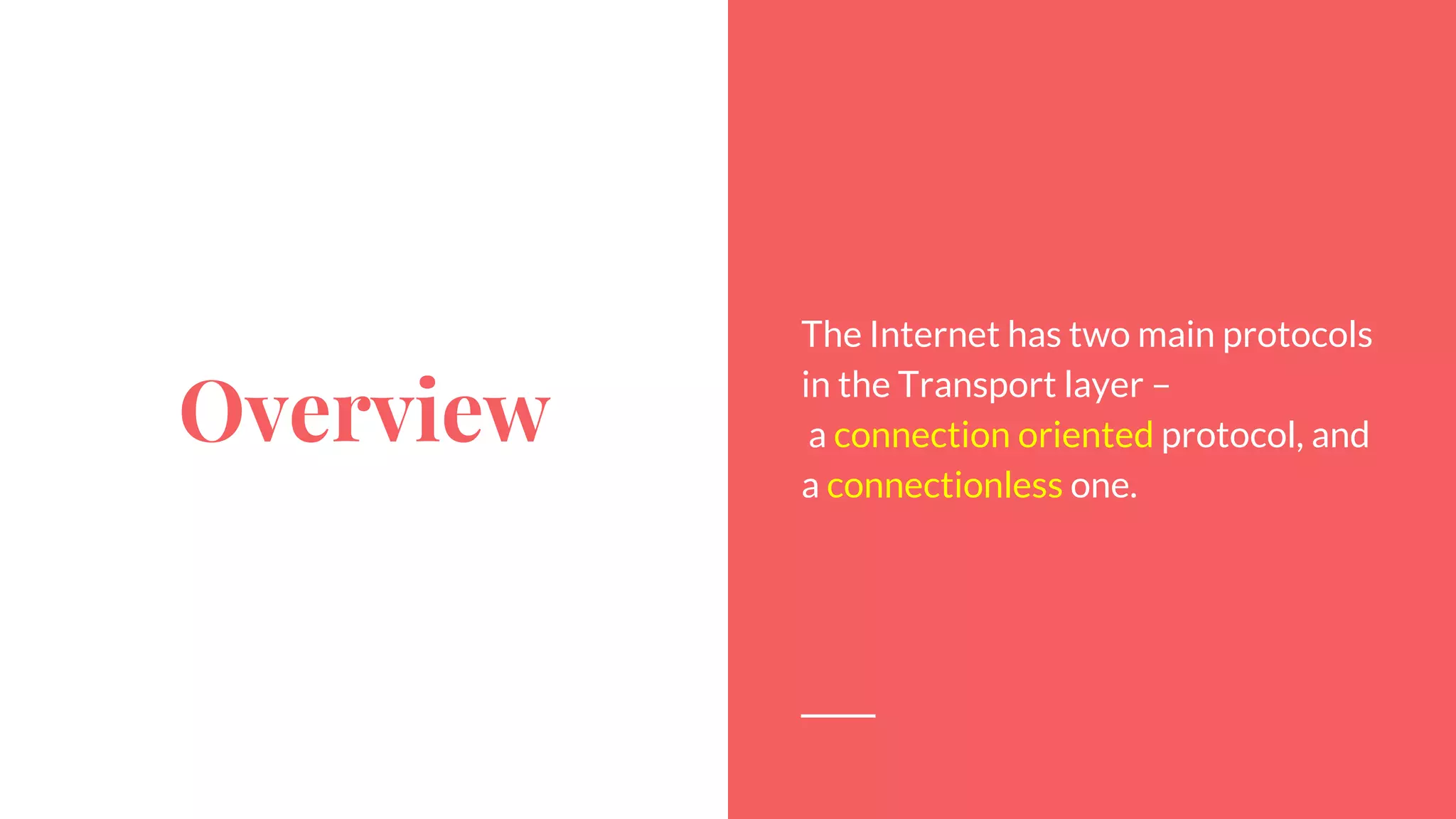 Transmission Control Protocol And User Datagram Protocol Ppt