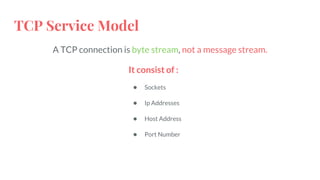 Transmission Control Protocol and User Datagram protocol | PPTX ...
