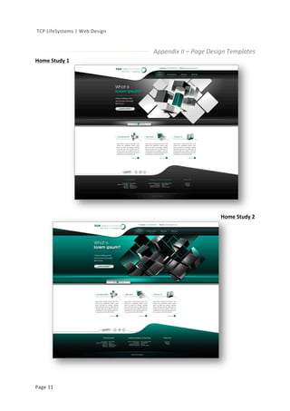 Web Site Development - Project Proposal | PDF