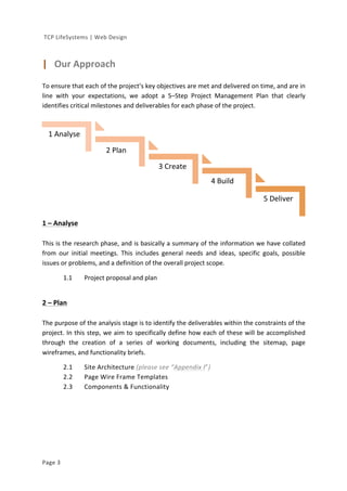Web Site Development - Project Proposal | PDF