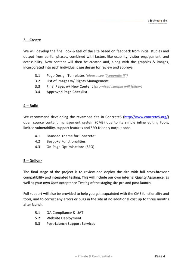 Web Site Development - Project Proposal | PDF