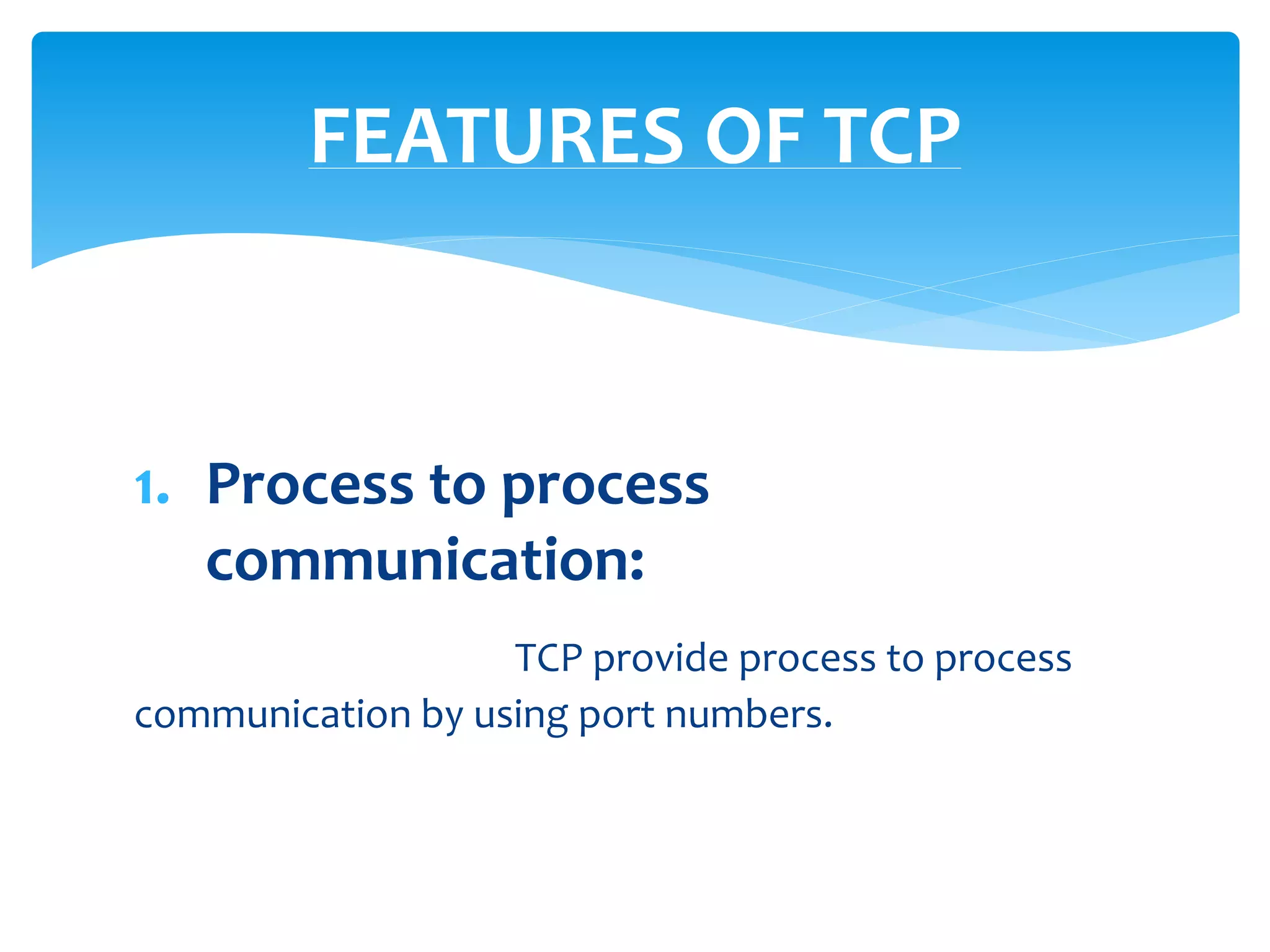Tcp presentation | PPTX