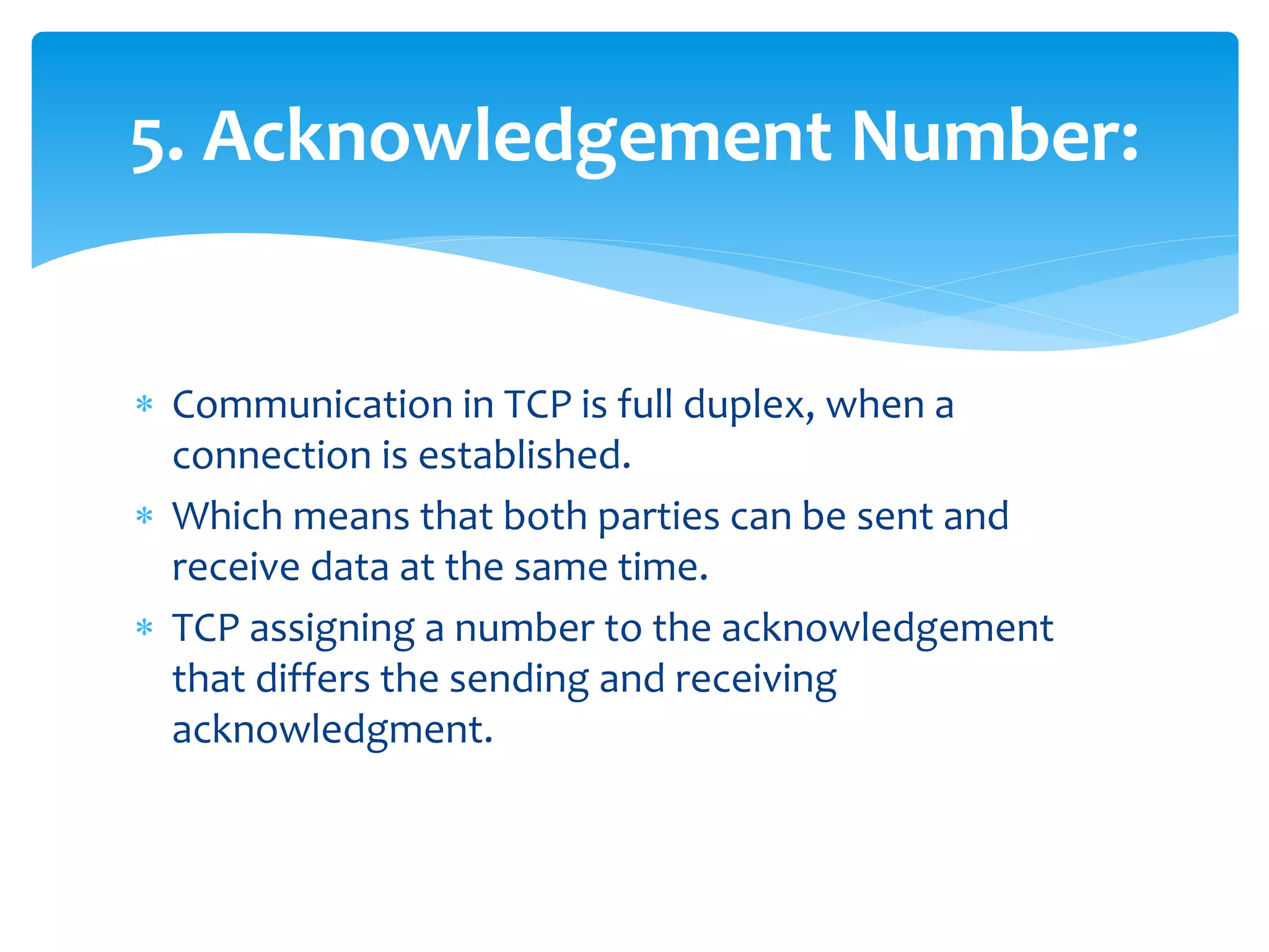 Tcp presentation | PPTX