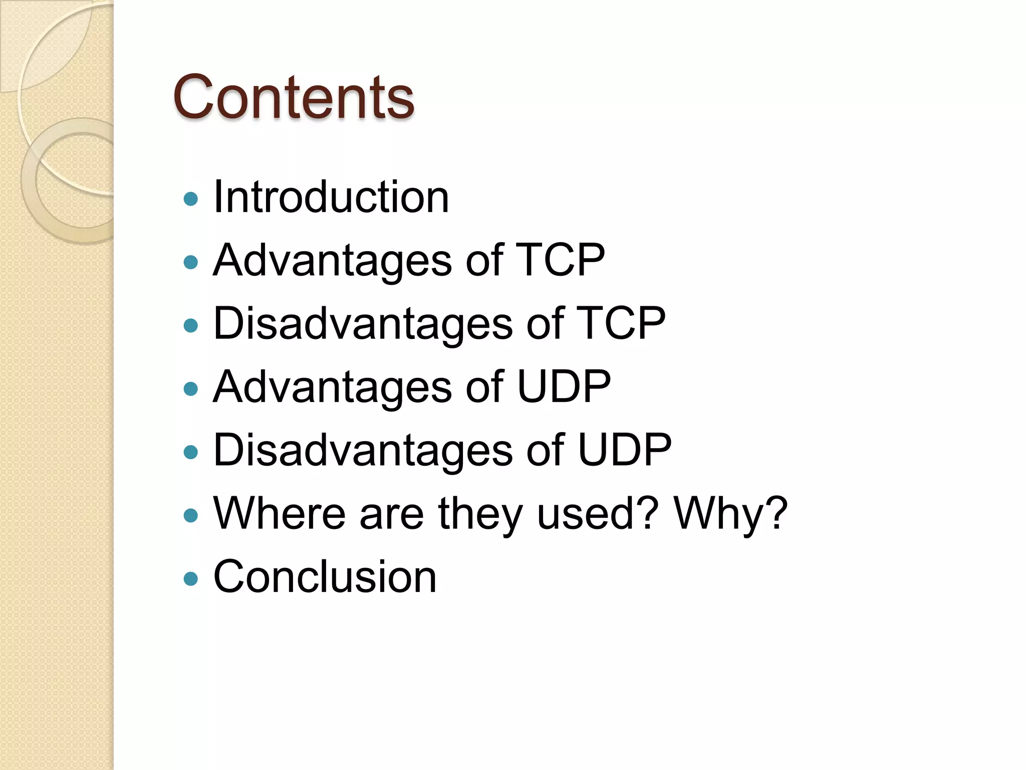 Tcp and udp | PPTX