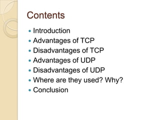 Tcp and udp | PPTX