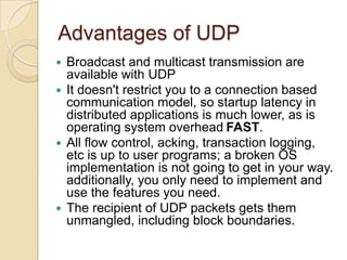 Tcp and udp | PPTX