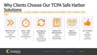 TCPA Safe Harbor Compliance Solutions | PPTX | Phone Services | Home ...
