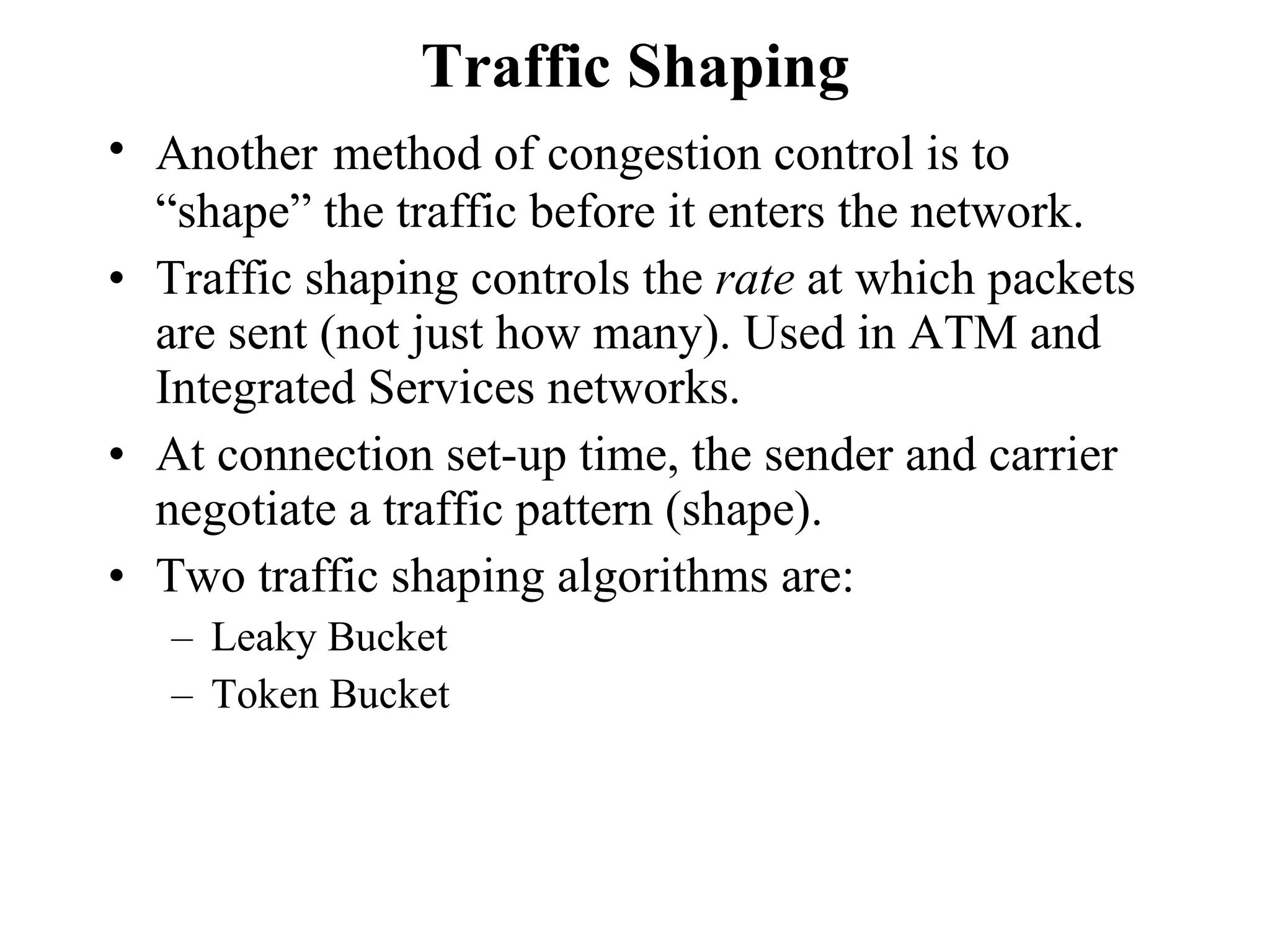 Tcp Congestion Avoidance | PPT