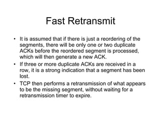 Tcp Congestion Avoidance | PPT