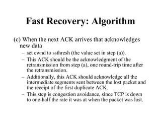 Tcp Congestion Avoidance | PPT