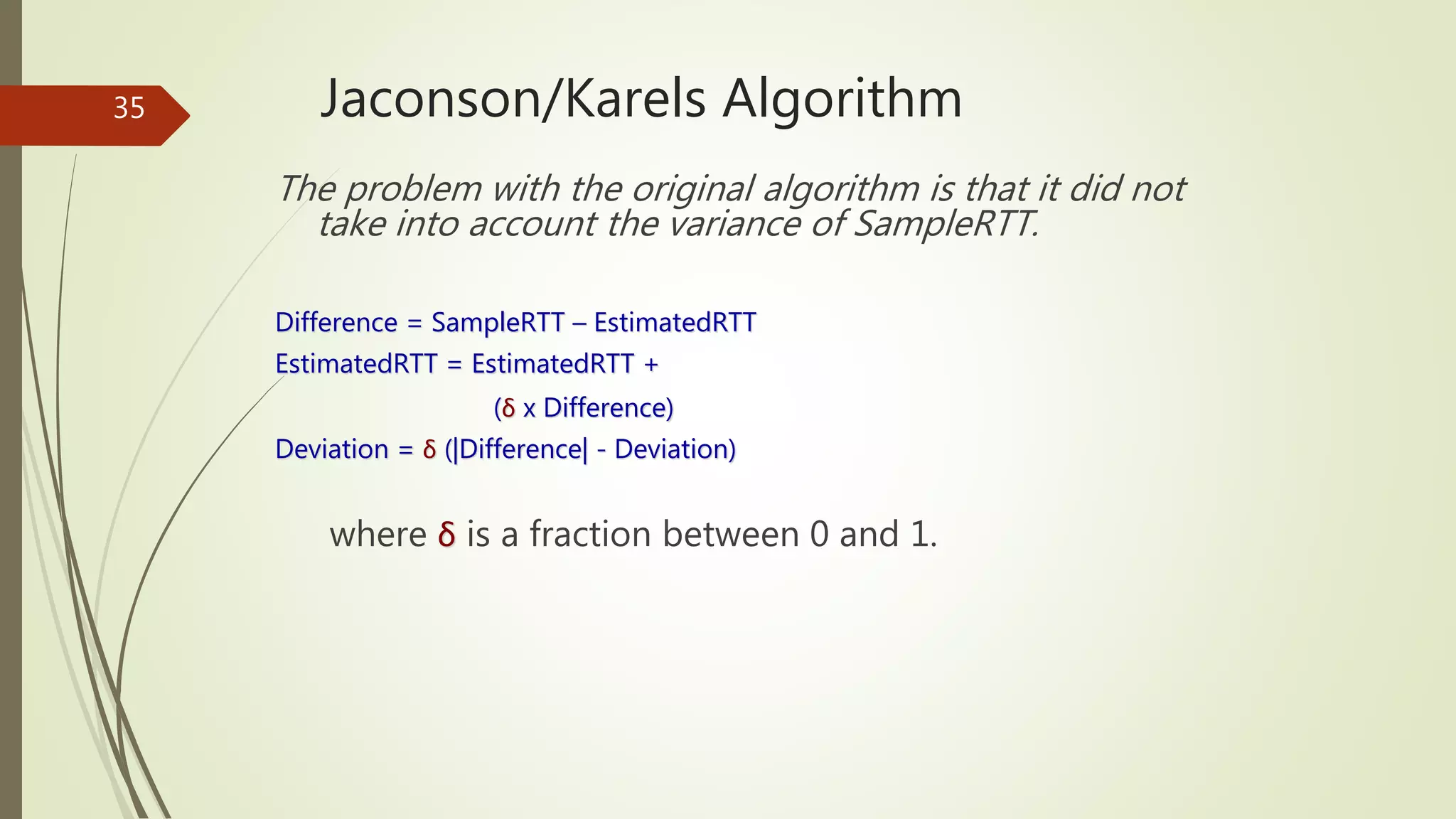 Tcp congestion avoidance | PPTX