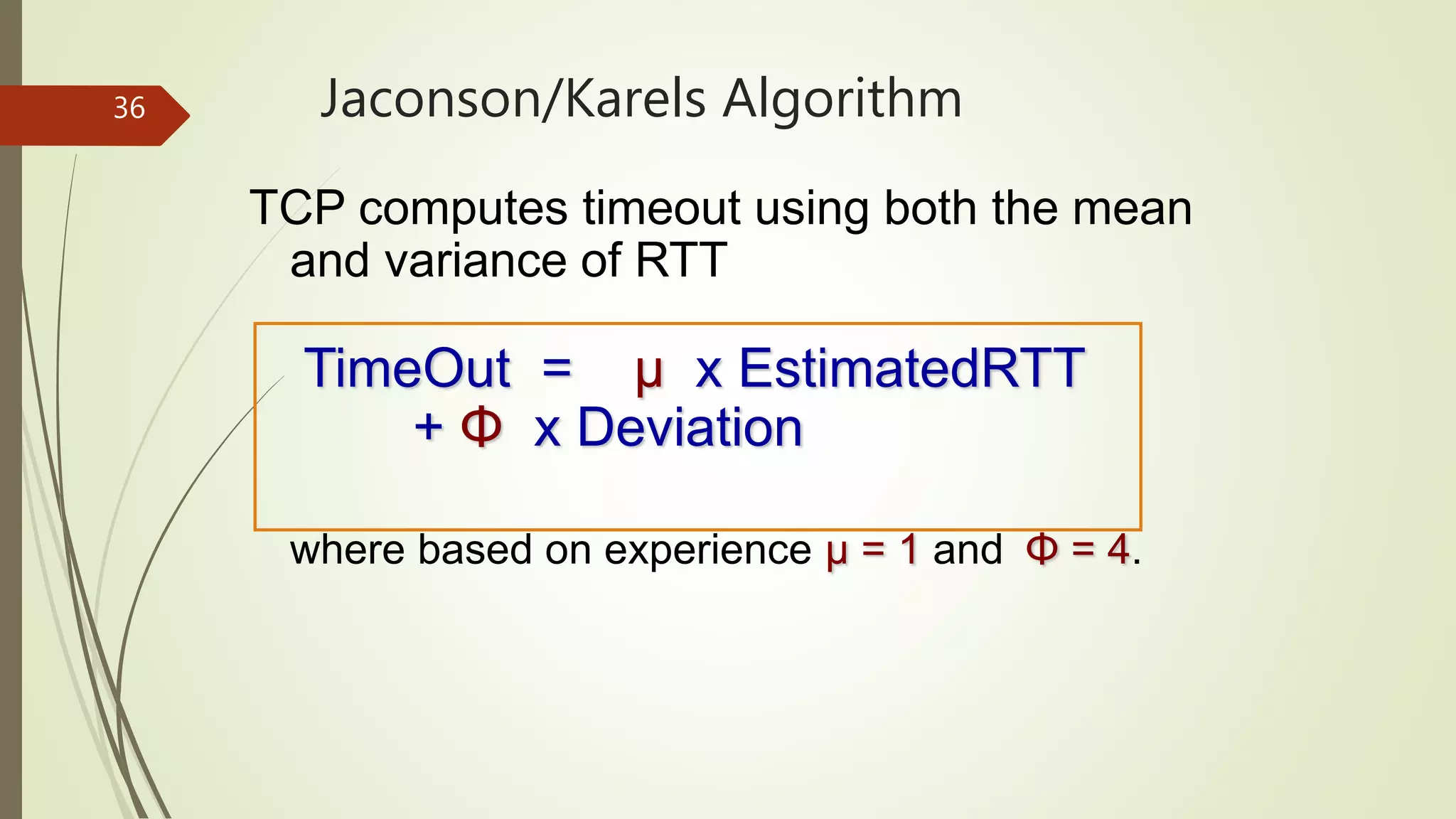 Tcp congestion avoidance | PPTX