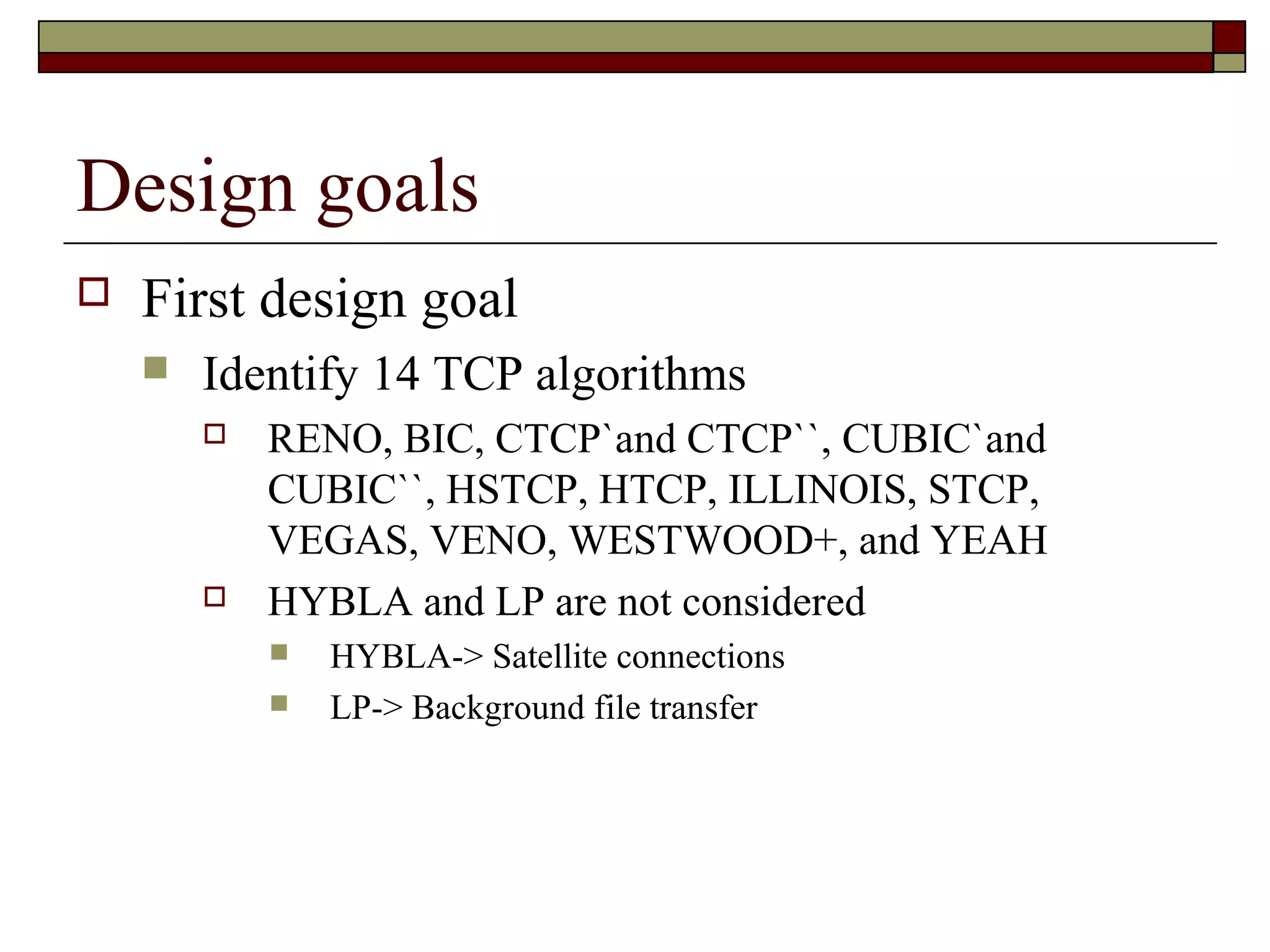 Tcp Congestion Avoidance Algorithm Identification Ppt 0280