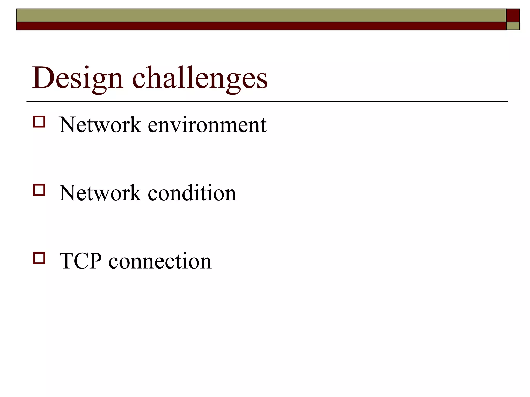 Tcp Congestion Avoidance Algorithm Identification Ppt