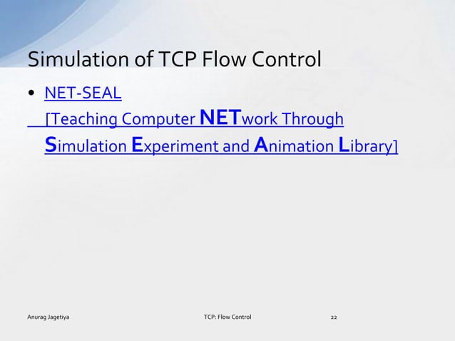 TCP protocol flow control | PPTX | Internet | Computing
