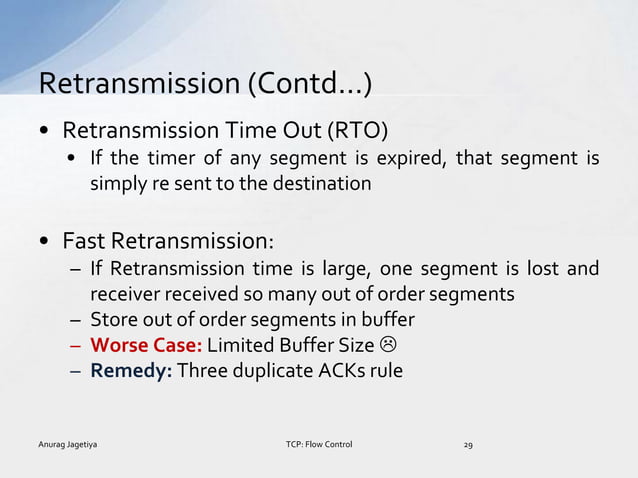 TCP protocol flow control | PPTX | Internet | Computing