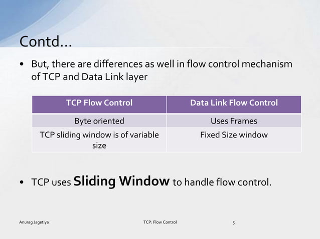 TCP protocol flow control | PPTX | Internet | Computing