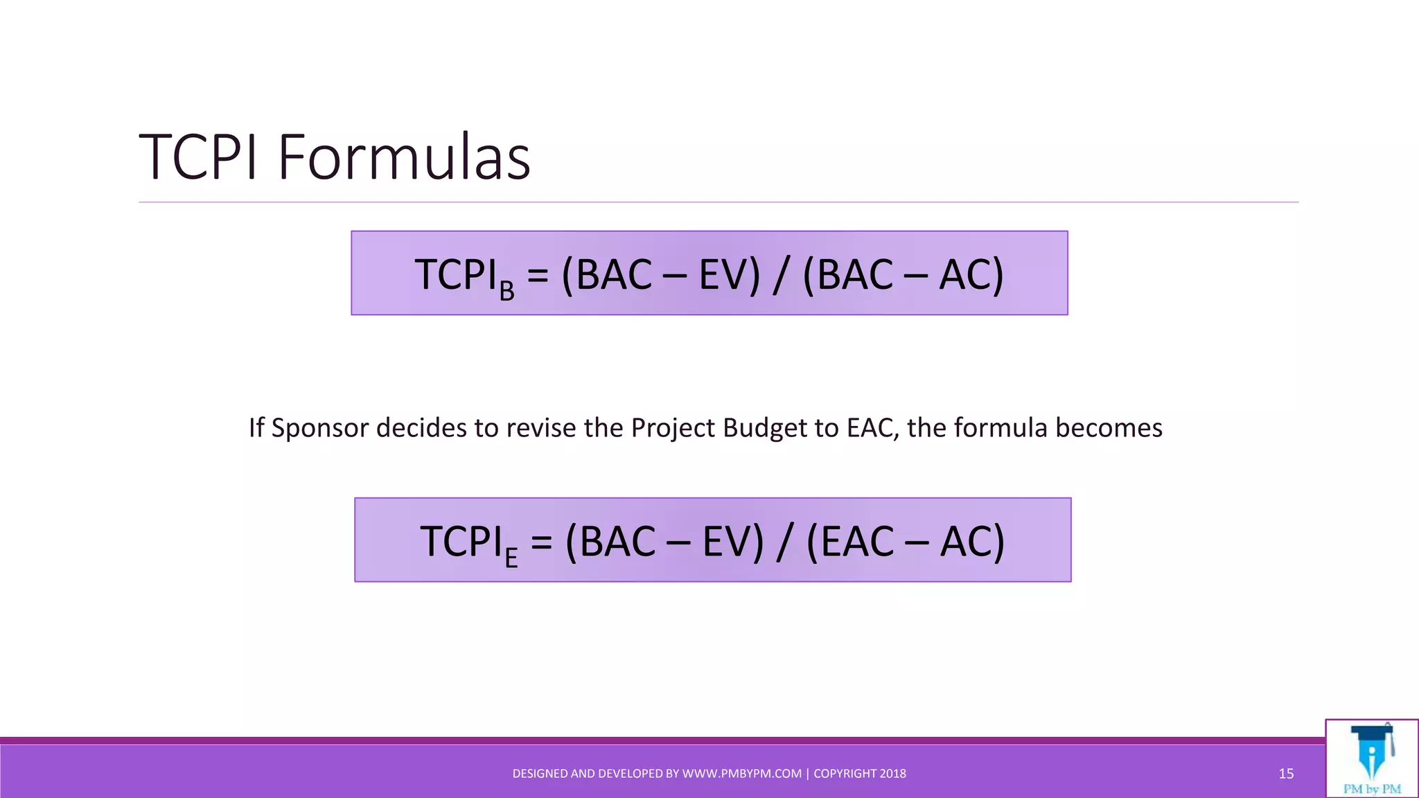 Learn The Right Way To Apply TCPI Formulas In Project Management | PPTX