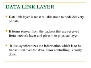 TCP/IP Protocols With All Layer Description | PPT